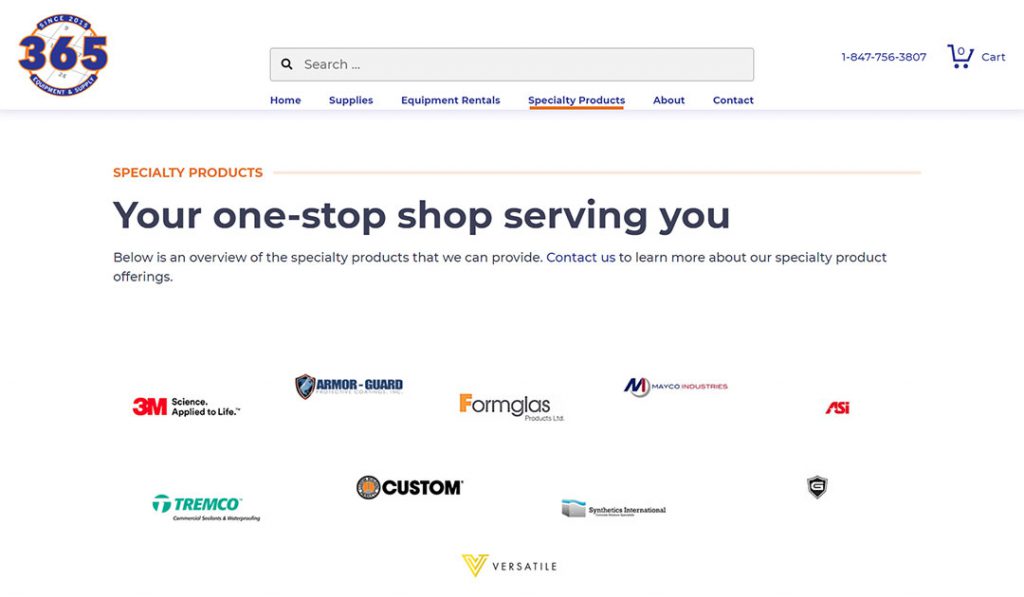 365 Equipment & Supply - Connections Marketing